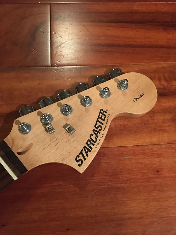 Fender Squier Starcaster Strat Rosewood Maple Neck Tuners | Reverb