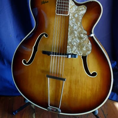 Hofner Model 457/12 Hollowbody 12 String Sunburst Electric | Reverb UK
