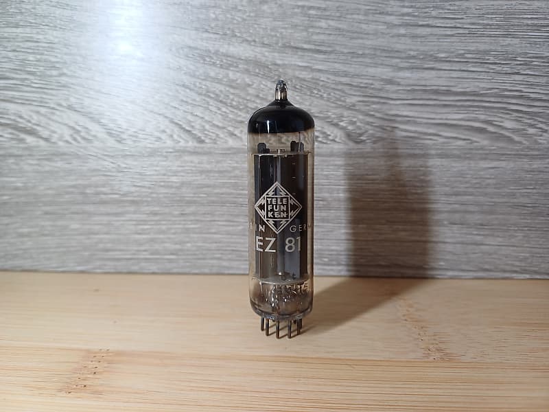 Rare 1964 MULLARD EZ81 6ca4 Telefunken label super strong | Reverb