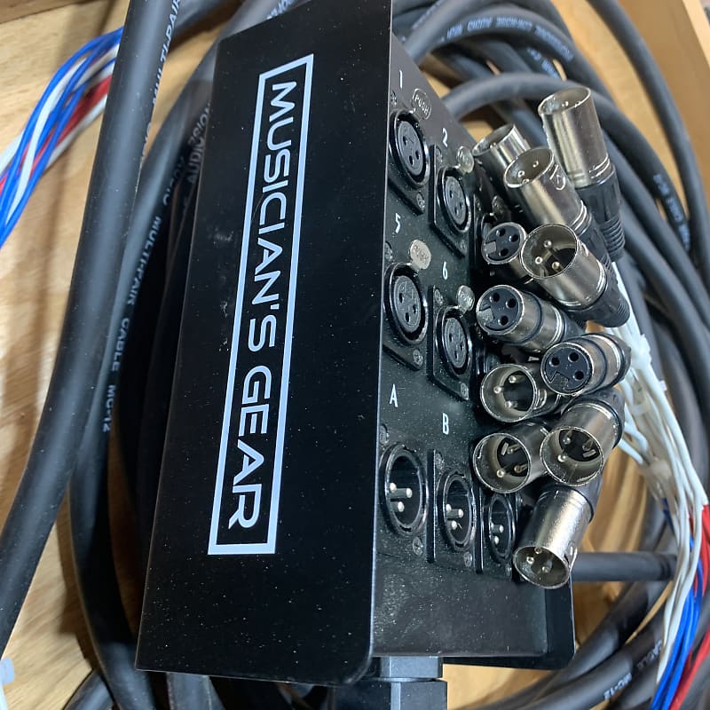 Musicians gear 8x4 stage snake 2022 Black | Reverb