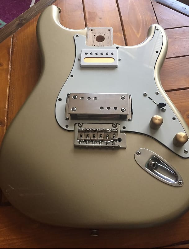 Fender Coodercaster loaded body 2010 - Shoreline gold | Reverb