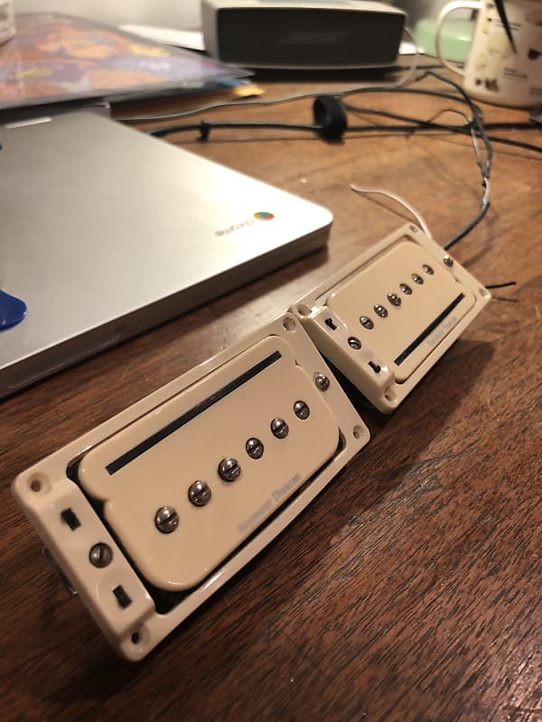 Seymour Duncan P-Rails w/Flat Triple Shot Mounting Rings | Reverb