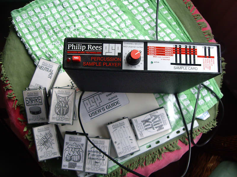 Philip Rees Percussion Sample Player with Drum Sample Cards | Reverb