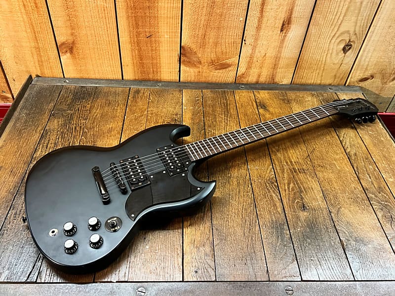 Epiphone G-400 Goth XII 2002 Black Satin | Reverb
