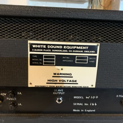 White/Matamp W-100 Late 60’s-early 70’s - Black | Reverb