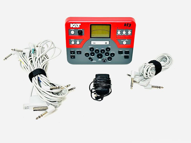 KAT KT3 Drum module W/ Brain cables | Reverb