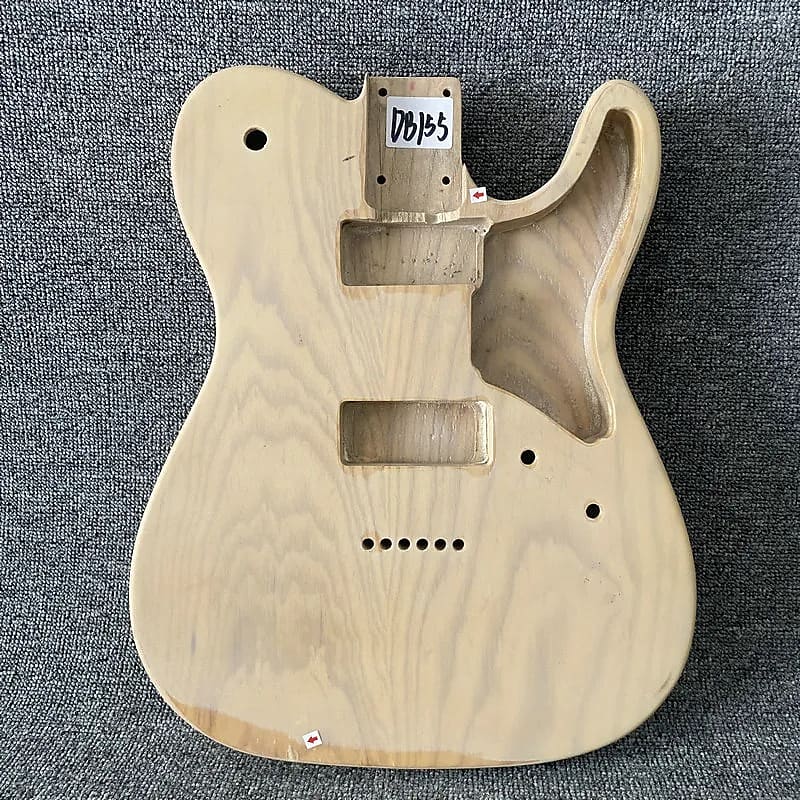 Solid Ash Wood Telecaster Tele Style Guitar Body DIY Project | Reverb