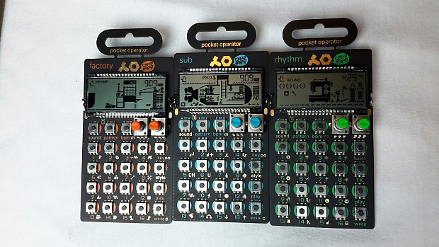 Teenage Engineering Pocket Operator Factory Sub Rhythm Synth | Reverb