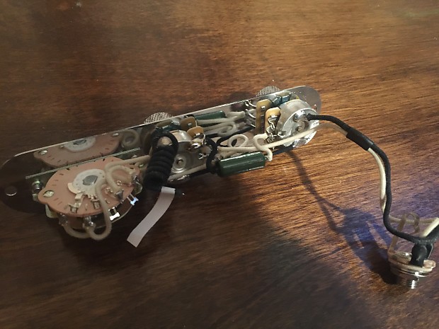 Fender Telecaster Loaded Control Plate, 250k Pots, Vintage | Reverb