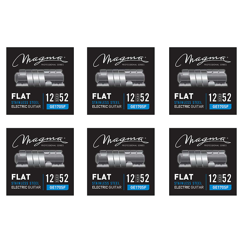 Magma Electric Guitar Strings Light Gauge FLAT Stainless | Reverb UK