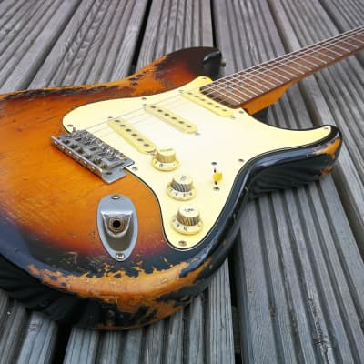 Vtt Relics Stratocaster 50's - Classic 3T Sunburst | Reverb