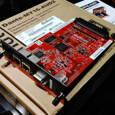 Audinate Dante MY16-AUD2 16-Channel Dante Network I/O Card | Reverb