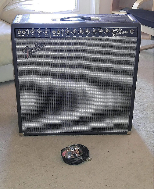 Fender '65 Super Reverb Reissue 2016 Black Face | Reverb