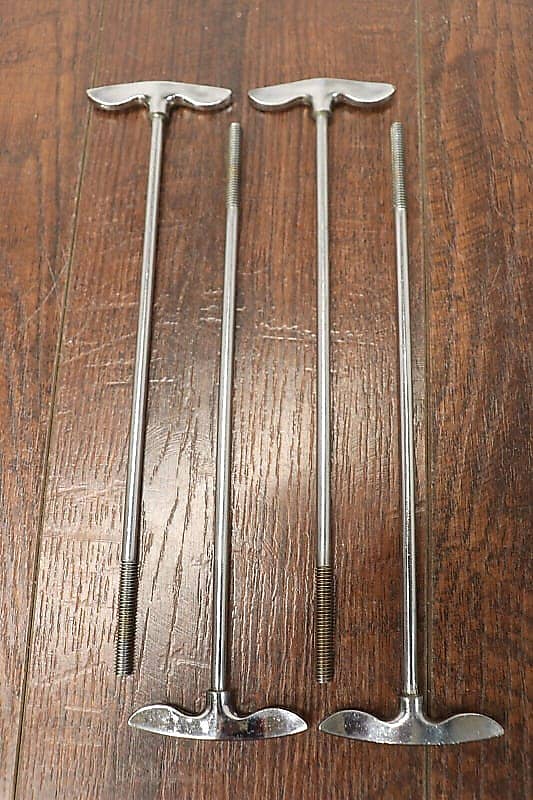 Pearl 8.25" Bass Drum T Rods 4pk Vintage 1970's MIJ 14-24 | Reverb