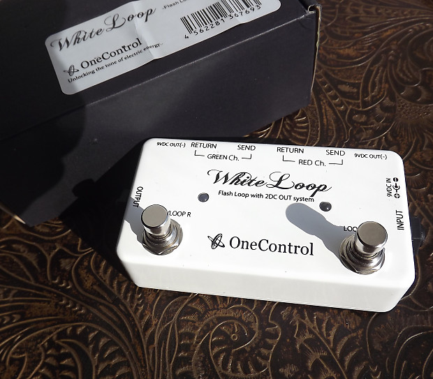 One Control: White Loop 2-loop Flash Looper/Switch Pedal - | Reverb