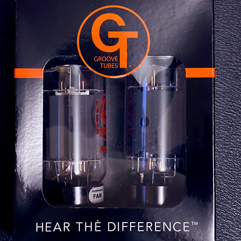 Brand New Matched Pair Groove Tubes 6L6 Power Tubes | Reverb
