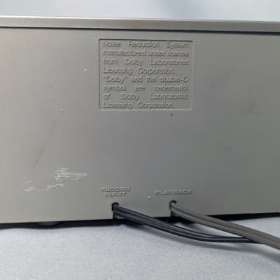 Sanyo RD S28 Stereo Cassette Deck - Gray - 1984 | Reverb