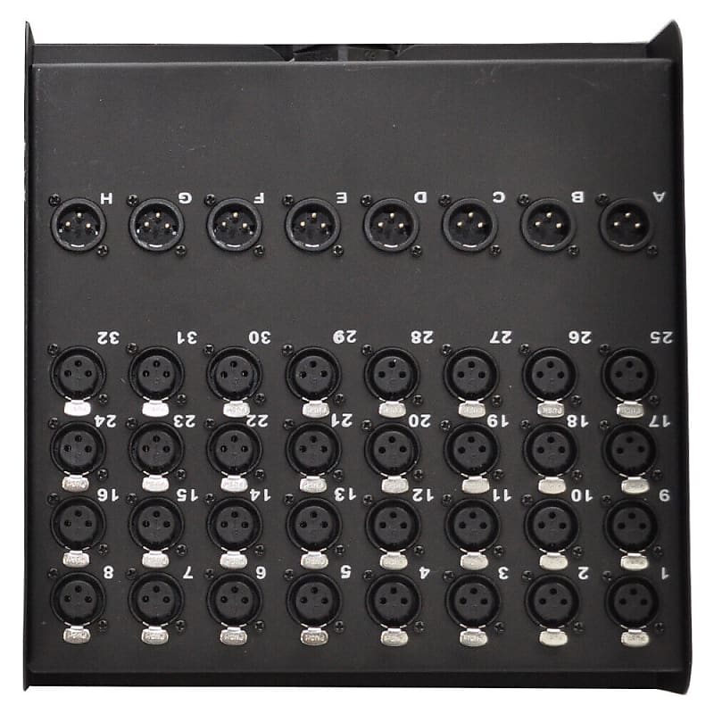 32x8 Channel XLR Low Profile Circuit Board Snake Cable - 100 | Reverb