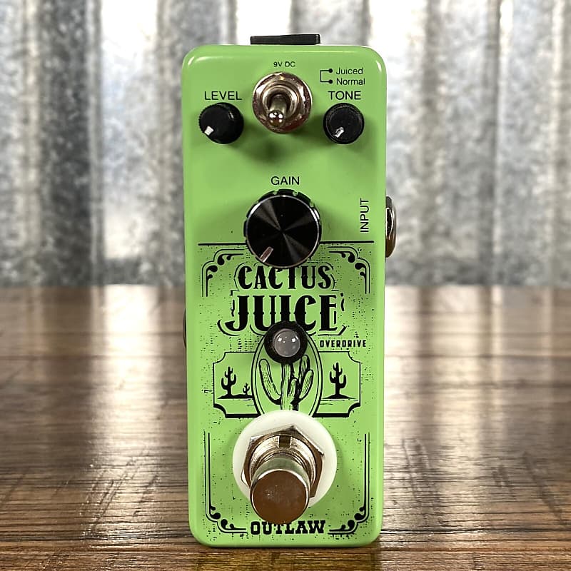 Outlaw Effects Cactus Juice 2 Mode Screamer Style Overdrive | Reverb