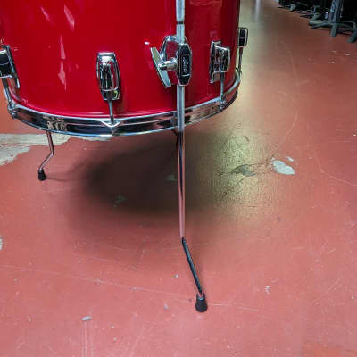 Time Capsule! 1989 Ludwig USA Rocker 16 X 16" Red Fury Wrap | Reverb