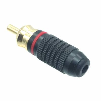 Premium RCA Gold Plated Plug - Red | Reverb