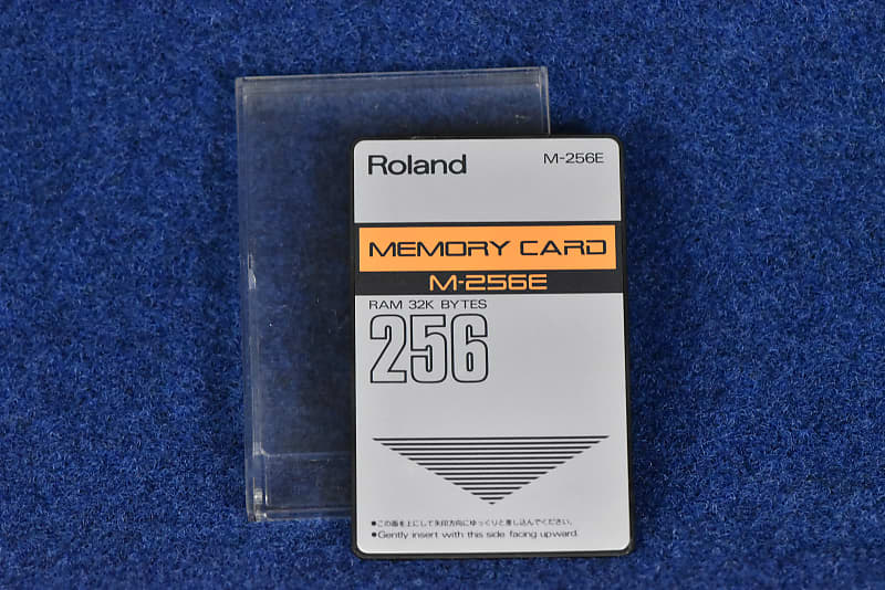 Roland Memory Card M-256E - 32K Bytes RAM Card In Excellent | Reverb