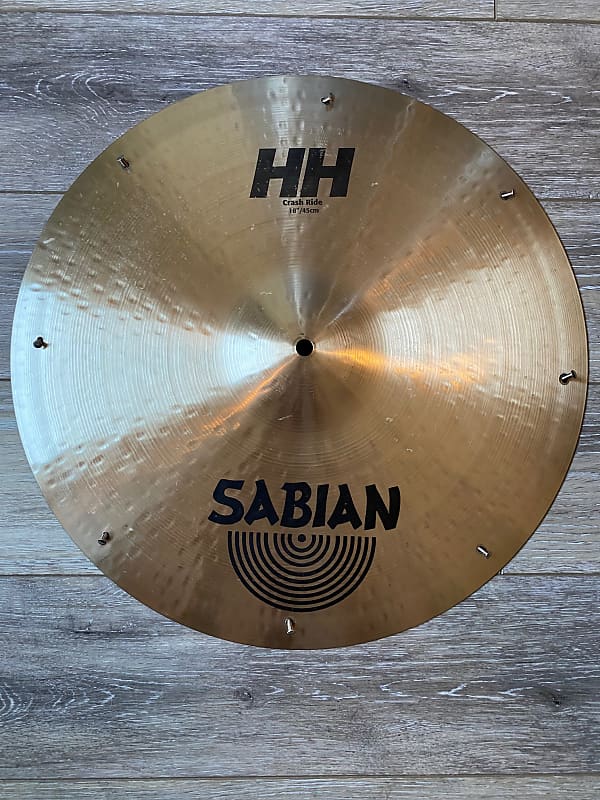 Sabian HH 18" Crash/Ride with 8 Rivets - Natural Finish - | Reverb