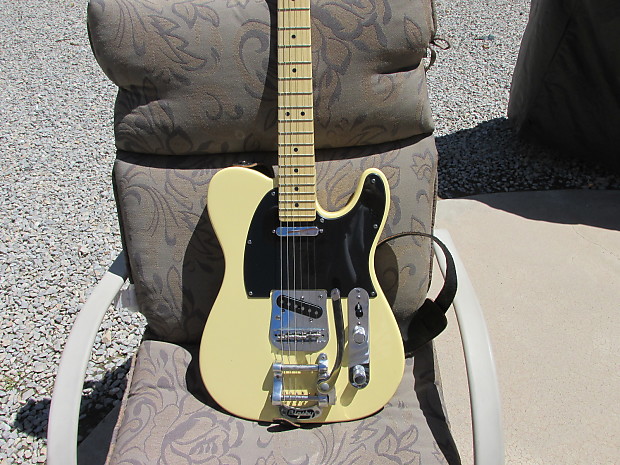 Fender Telecaster '96? Yellow/tan | Reverb