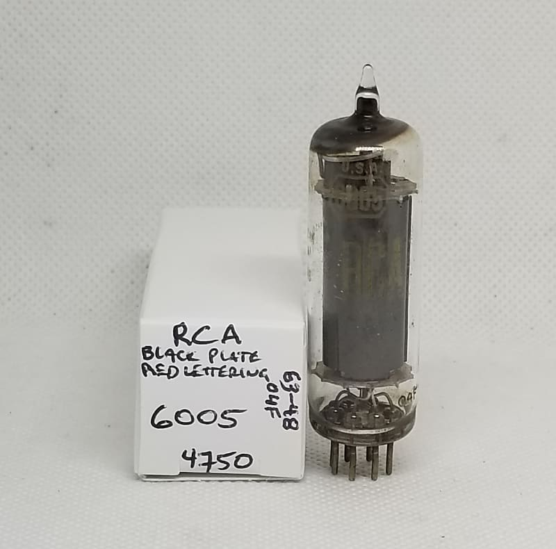 RCA Black Plate 6005 NOS 6AQ5 EL90 6005 6095 | Reverb