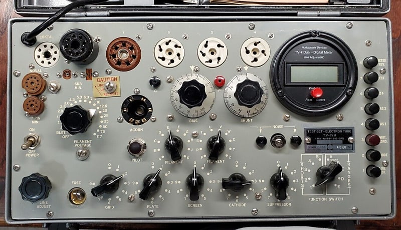 Hickok TV-7U tube tester restored by TV7 Expert Daniel Nelson | Reverb