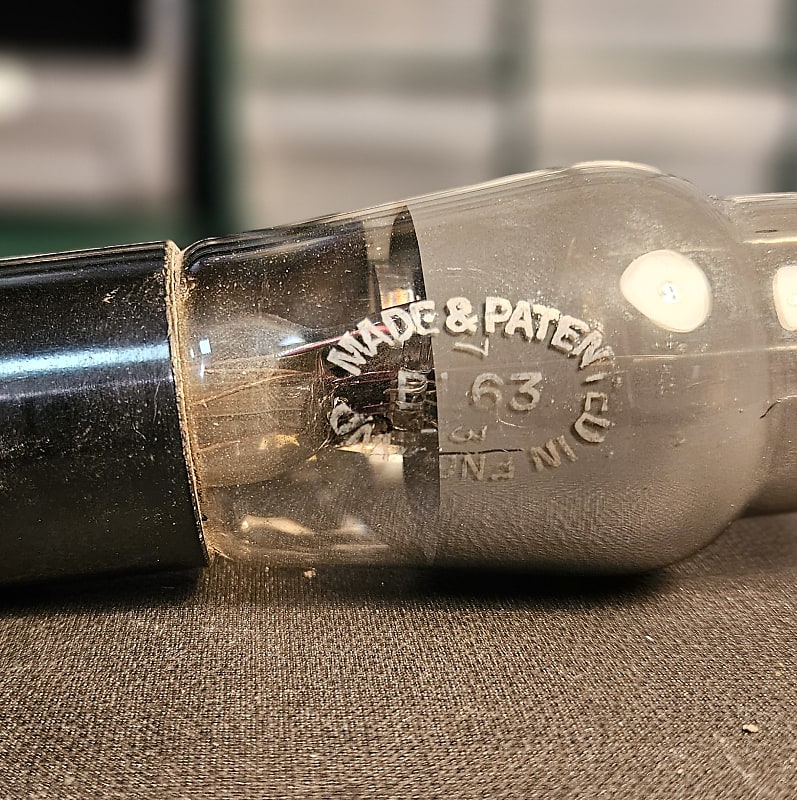 BL63 VR102 Tube - Coated Glass, Black Base, NOS Tested Valve | Reverb