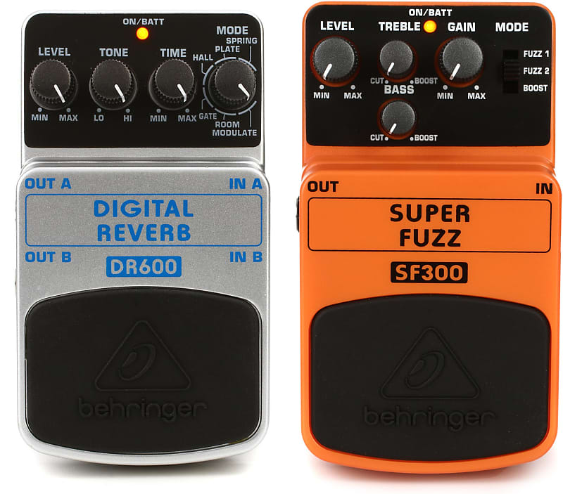 Behringer DR600 Digital Reverb Pedal Bundle with Behringer | Reverb