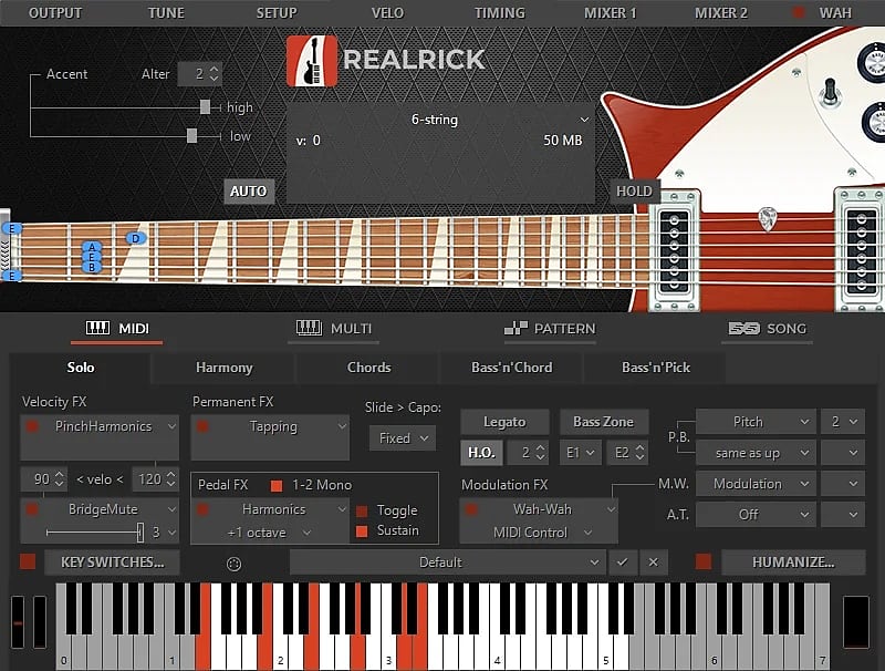 Musiclab RealRick (Download) Virtual guitar instrument with | Reverb