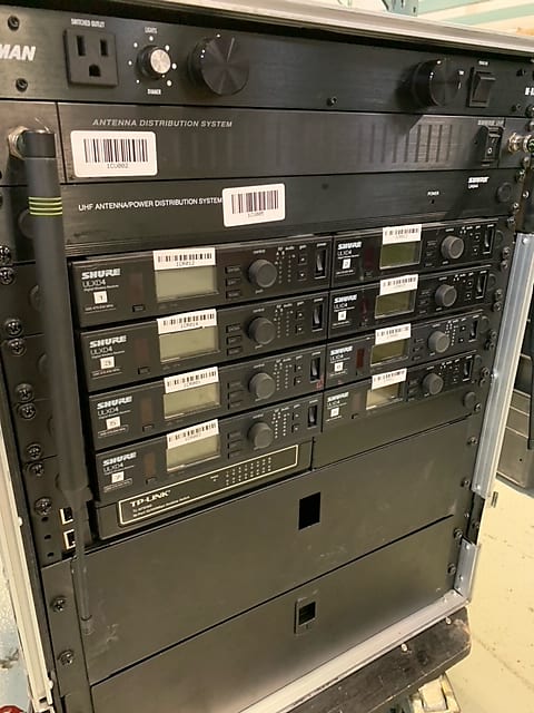 Shure ULXD4 G50 Loaded Road Case - 8 units | Reverb