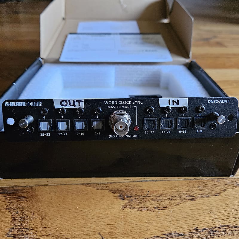 Klark Teknik DN32-ADAT - Black | Reverb
