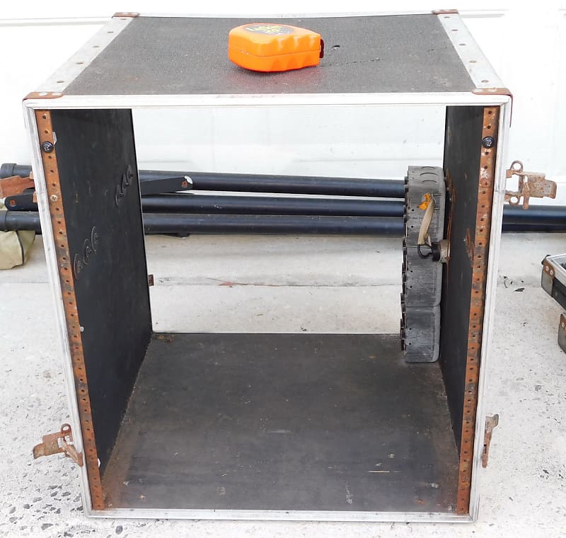 Hybrid 12x solid wood metal road case | Reverb