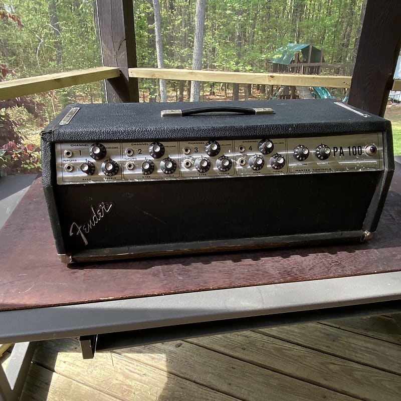Fender PA100 Tube PA head / guitar amplifier kind of like 4 | Reverb