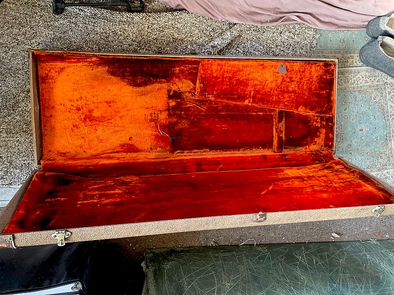 Fender Vintage Tweed Hard Shell Guitar Case 1955 - 1956 | Reverb UK