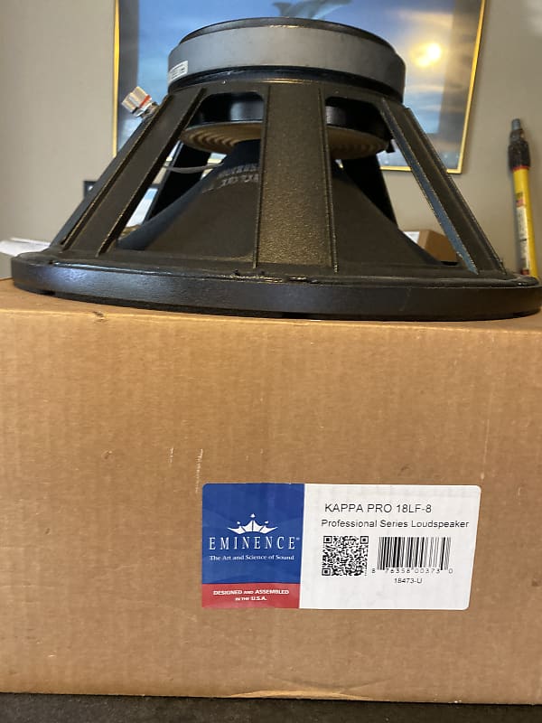 Eminence 18 kappa pro lfa 800 rms Brand new Black | Reverb