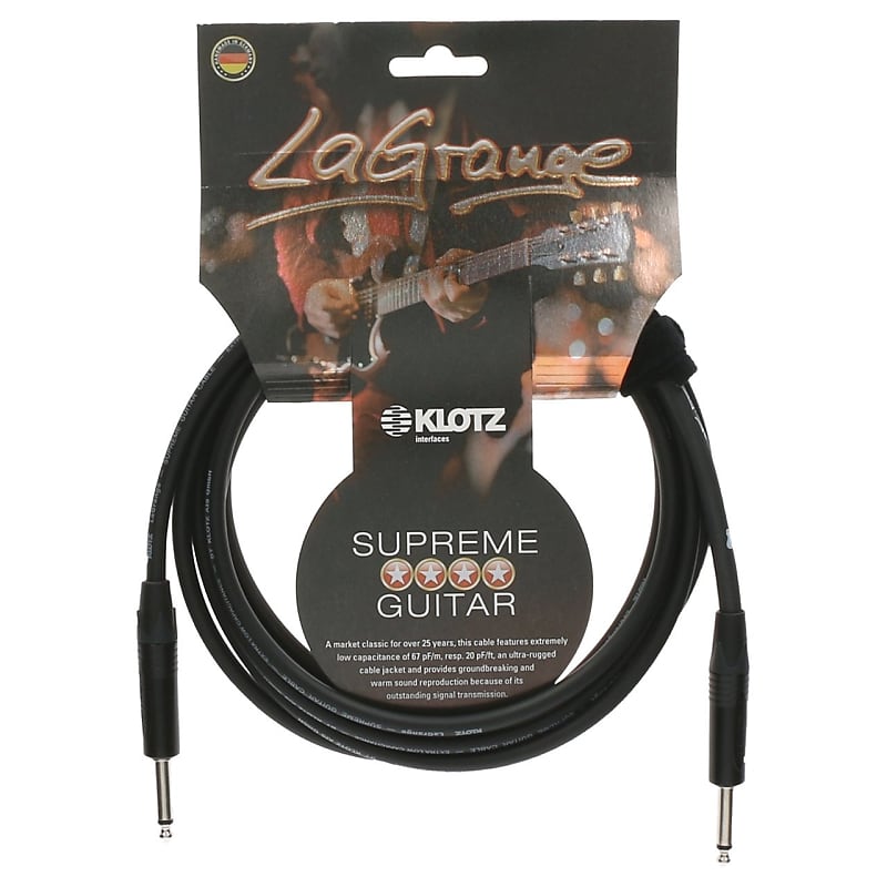 KLOTZ 15 Foot LaGrange Instrument Cable (KLO-LAPP0450) | Reverb