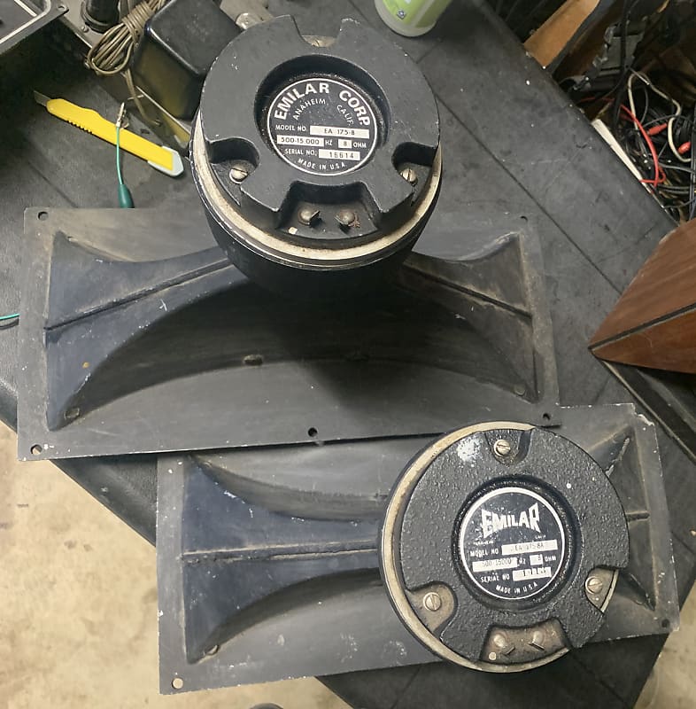 Emilar EA 175-8 8 ohm Drivers & Altec 811B Horns TESTED | Reverb