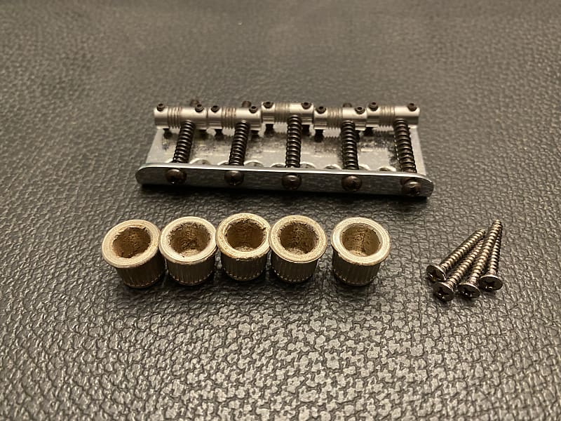 Fender American Jazz Bass V String Through Body Bridge | Reverb