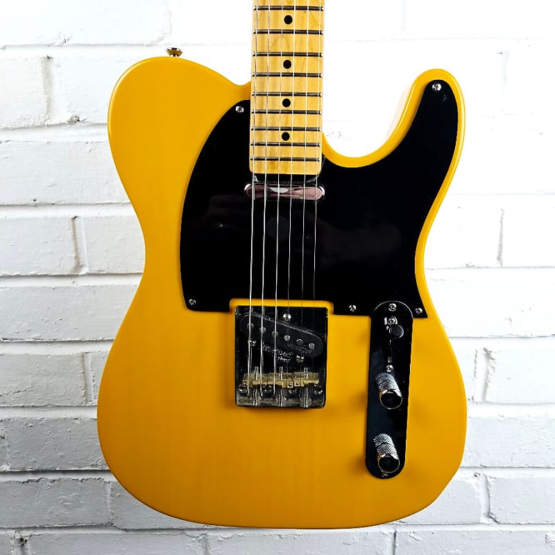 VINTAGE REISSUED SERIES V52 BUTTERSCOTCH TELECASTER ELECTRIC | Reverb