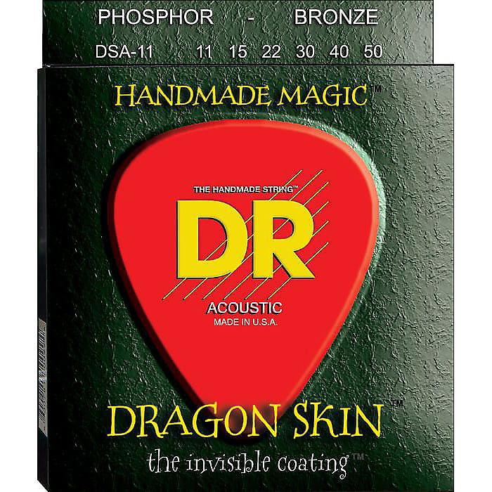 DR DSA-11 Dragon Skin K3 Coated Medium-Light | Reverb Deutschland