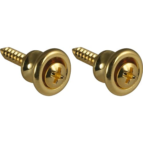 Gold Strap Buttons / Pins - Gotoh, EP-B1, Gibson® Style | Reverb