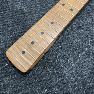 Warmoth Neck Roasted AAAAA Flame Maple | Reverb