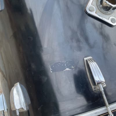 Ludwig Black Cortex 70's 22x16 Maple Bass Drum for set kit | Reverb