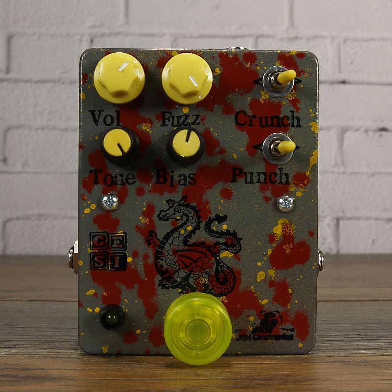 JTH Electronics Typhon Germanium+Silicon Fuzz Gray/Yellow | Reverb