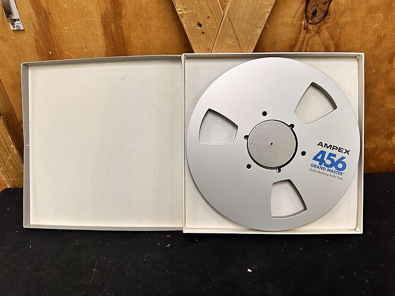 Vintage AMPEX 456 Grand Master 10.5" Aluminum EMPTY Take-Up | Reverb