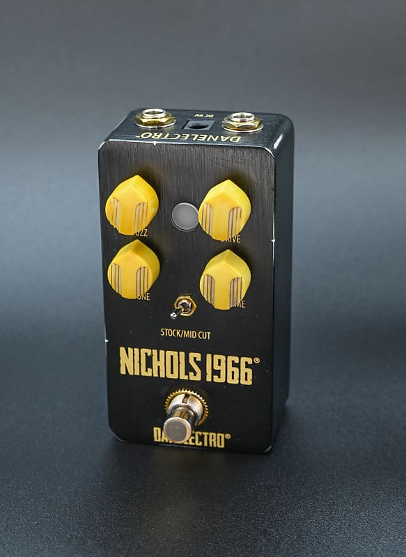 Danelectro NICHOLAS 1966 Guitar Pedal 1960s - Black | Reverb
